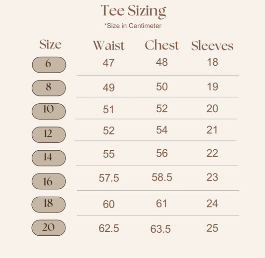Size Chart | Designed with Comfort and Fit in Mind – TittyTees Breastfeeding Apparel
